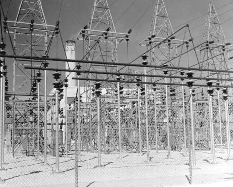 The Florida Power And Light Plant - Riviera Beach Stock Photo - Image ...