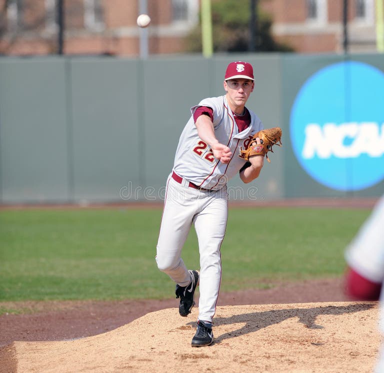 Florida State Baseball Pitcher Robert Benincasa Editorial Stock Photo ...