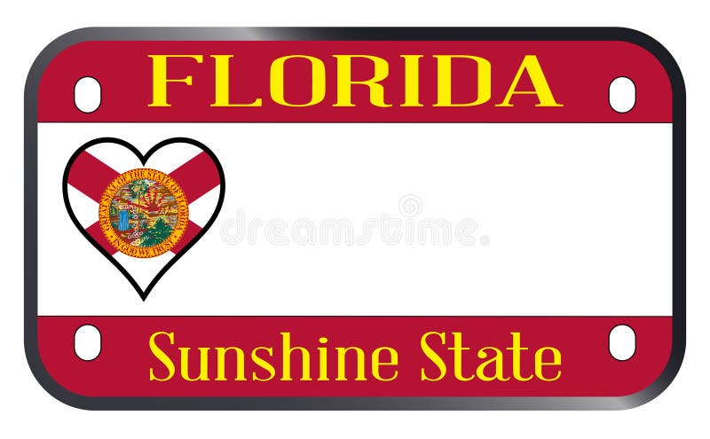 Florida Plate Blank Stock Illustrations – 9 Florida Plate Blank Stock ...