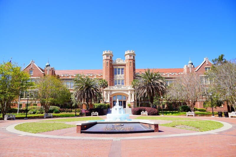 Florida State University Campus Building Editorial Image - Image of ...