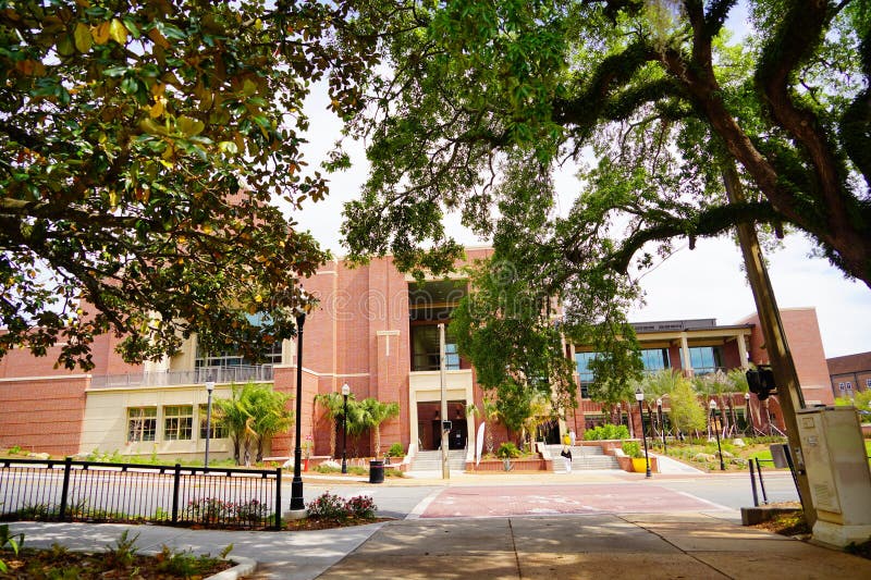 Florida State University Campus Building Stock Image - Image of ...