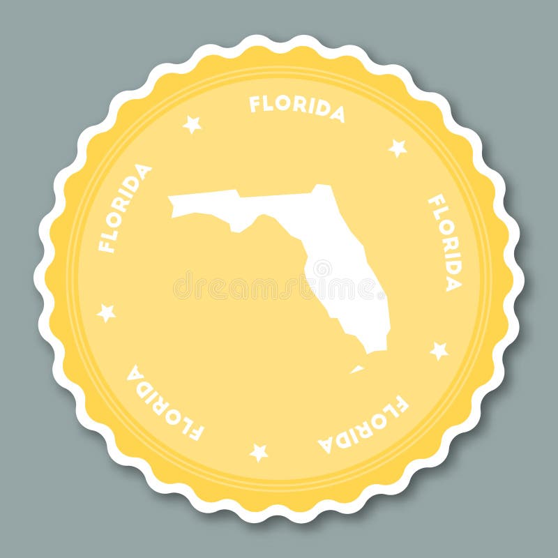 Florida icon. stock vector. Illustration of shape, icon - 212334796