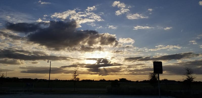 Florida Sunrise Breathtaking Stock Image - Image of sunrise, handiwork ...