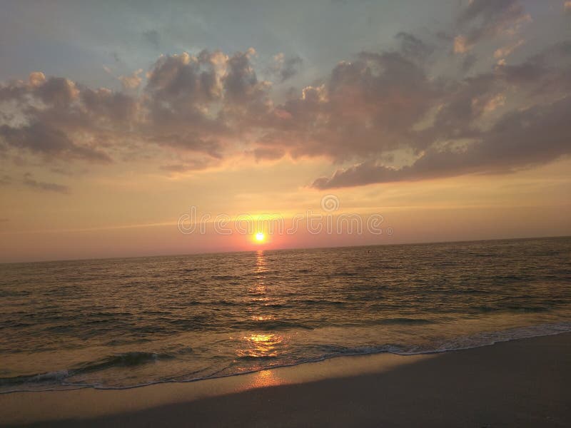 Florida Sunset stock photo. Image of florida, gulf, beach - 101093470