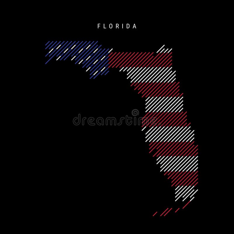 Florida State Vector Map Stock Illustrations – 5,246 Florida State ...
