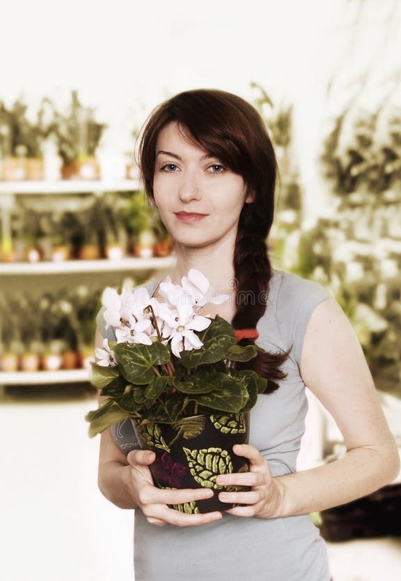 Florist stock image. Image of indoors, flowers, plant - 23444123