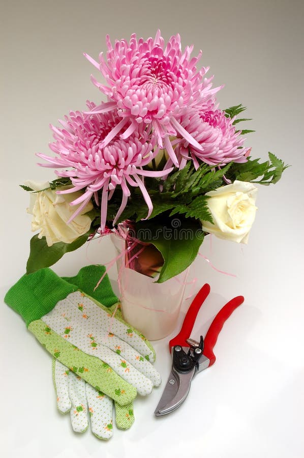 Florist Shop Tools stock photo. Image of garden, flowers - 22435464