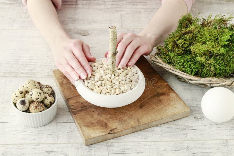 How To Make Easter Egg Tree Stock Photos - Free & Royalty-Free Stock ...