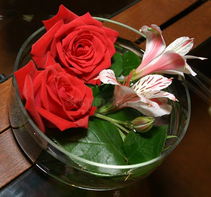 Floristic Composition of Flowers Stock Image - Image of metal, dinner ...