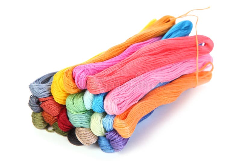 Floss stock image. Image of wool, canvas, colored, dimensions - 12493755
