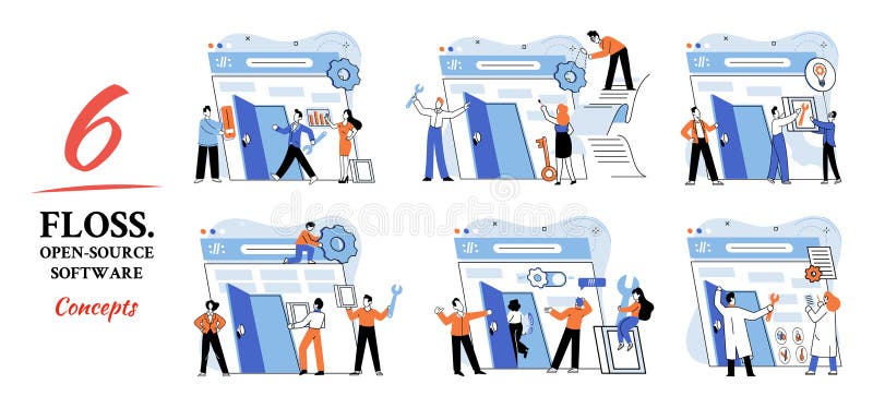 Floss Open Source Software Free Product Anyone Can Freely Redistribute