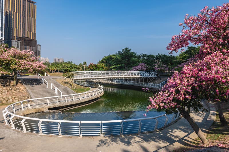 Heart of Love River in Kaohsiung, Taiwan Stock Image - Image of blossom ...