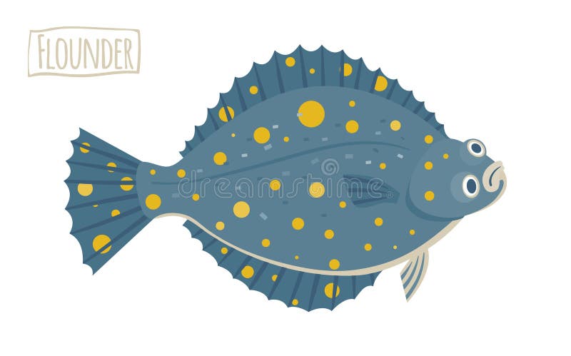 Fluke Fish Clipart