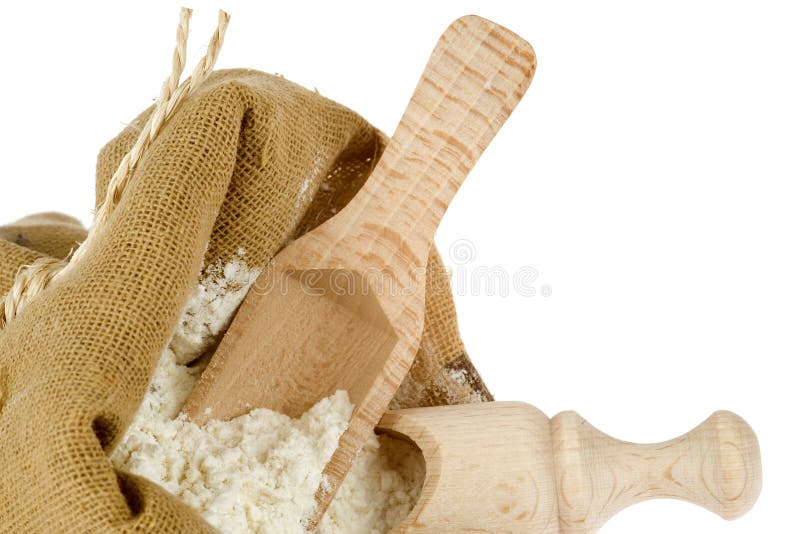 Flour stock photo. Image of white, utensil, ingredient - 13629098