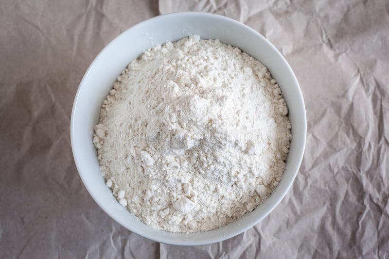 Flour stock image. Image of eating, ingredient, bowl - 26818721