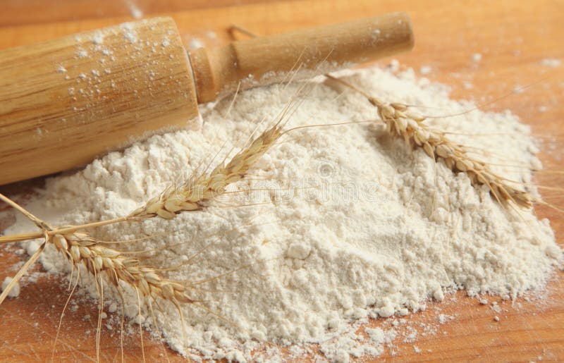 Flour stock photo. Image of rolling, cooking, ingredient - 27561726