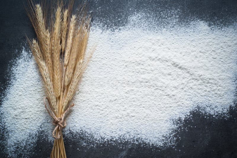 Flour background stock image. Image of composition, prepare - 61915297