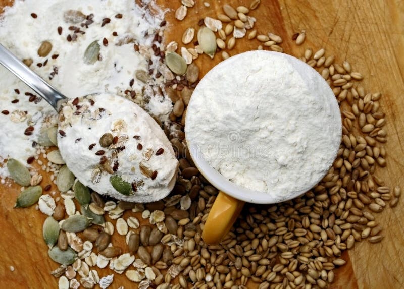 Flour, crops and seeds stock photo. Image of crop, healthy - 3347066
