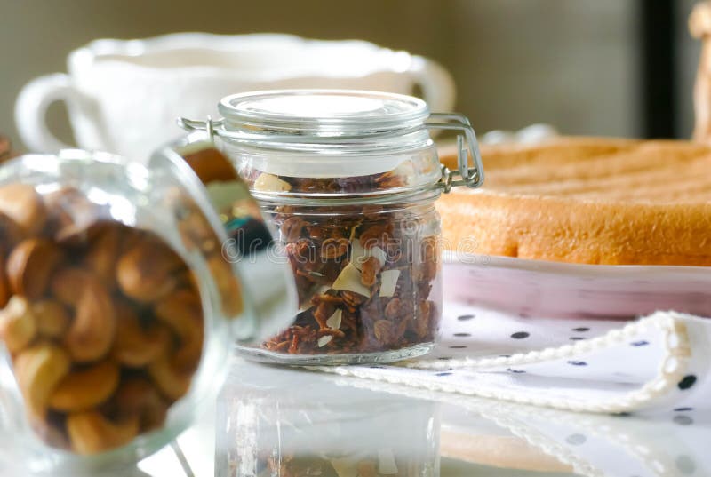 The Flour Crumbs are Fried and Flavored in a Bottle Ready To Eat. Stock ...