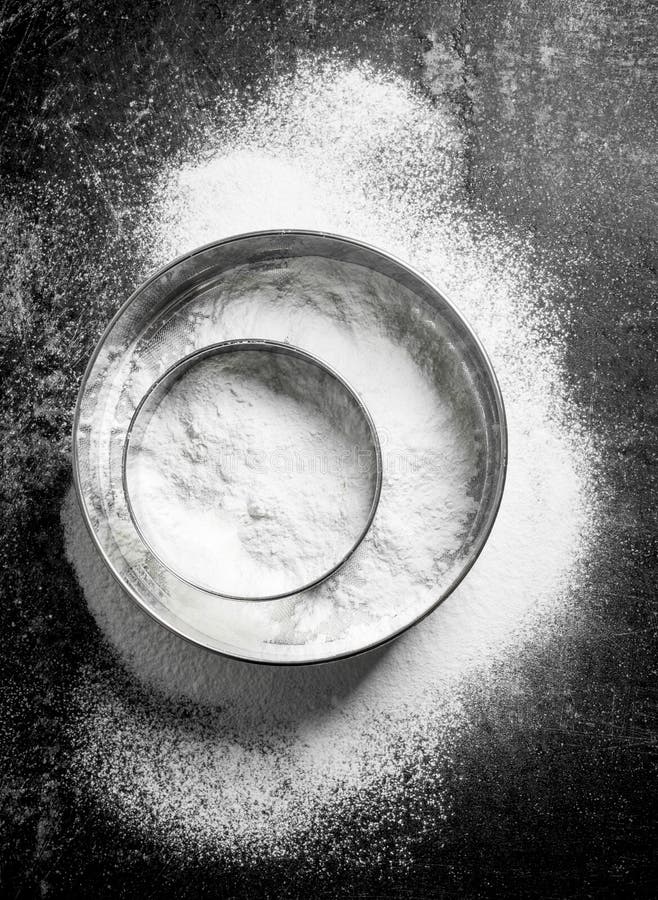 Flour with Different Sieves Stock Image - Image of flour, wheat: 146034545