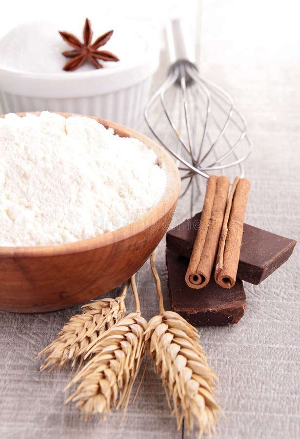Flour and ingredients stock photo. Image of cuisine, cookie - 25577634