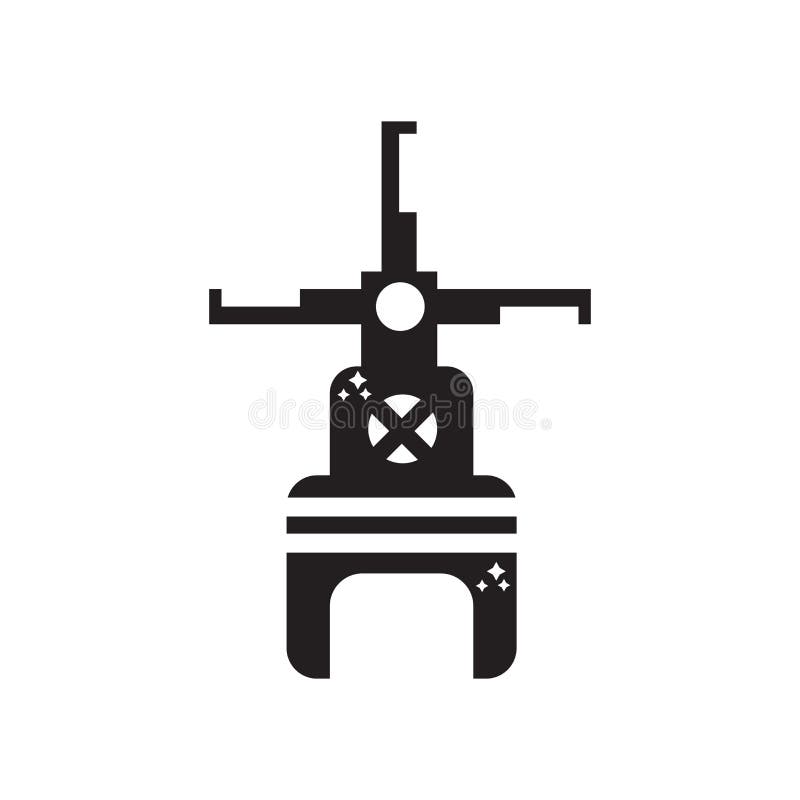 Flour Mill Icon Vector Sign and Symbol Isolated on White Background ...