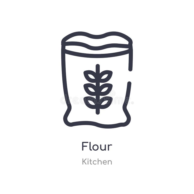 Flour Outline Stock Illustrations – 8,858 Flour Outline Stock ...