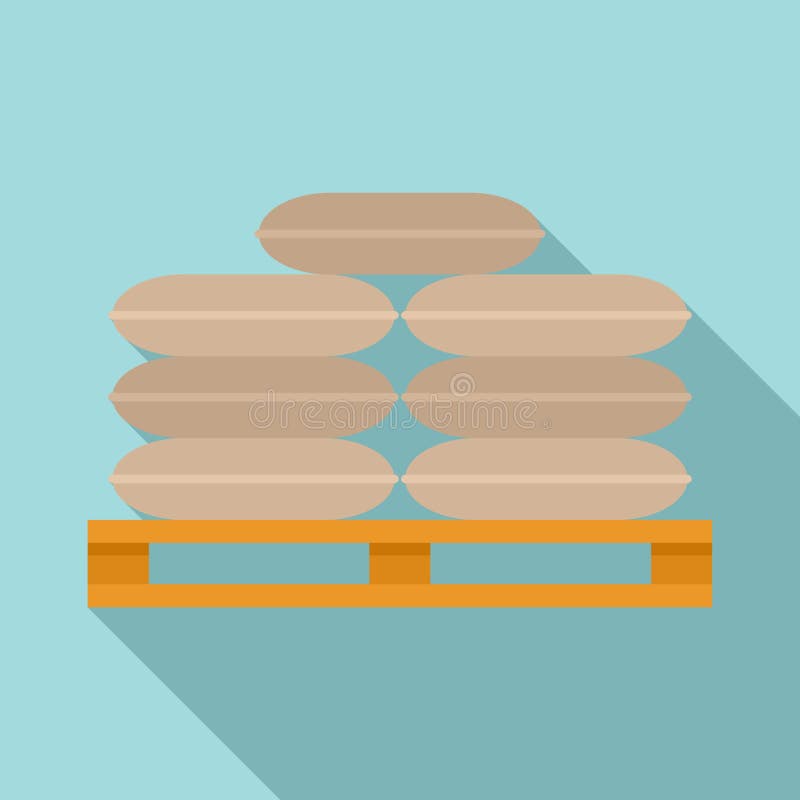 Flour Sack Pallet Stock Illustrations – 111 Flour Sack Pallet Stock ...