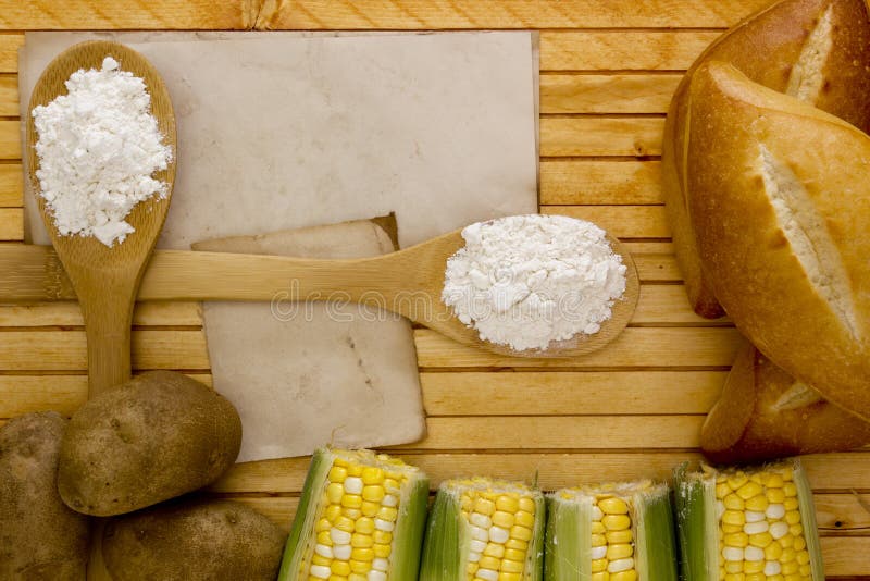 Flour and starch stock image. Image of finely, combination - 55399313