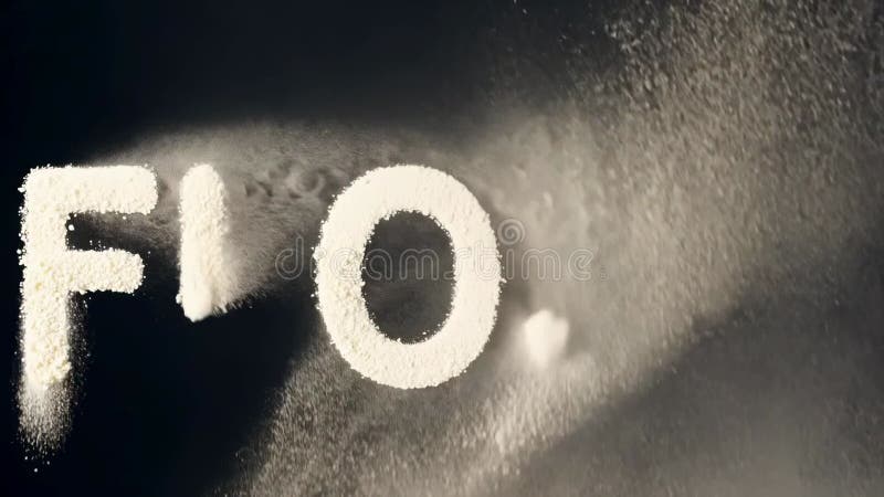 Flour Transformation into the Word FLOUR Captured in a Stunning Visual ...