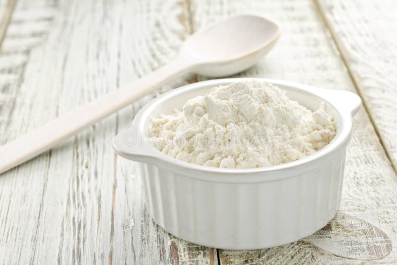 Flour stock image. Image of cookery, closeup, bowl, harvest - 31041023