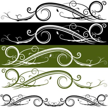 Flourish Banner stock vector. Illustration of fancy, decorative - 27166361