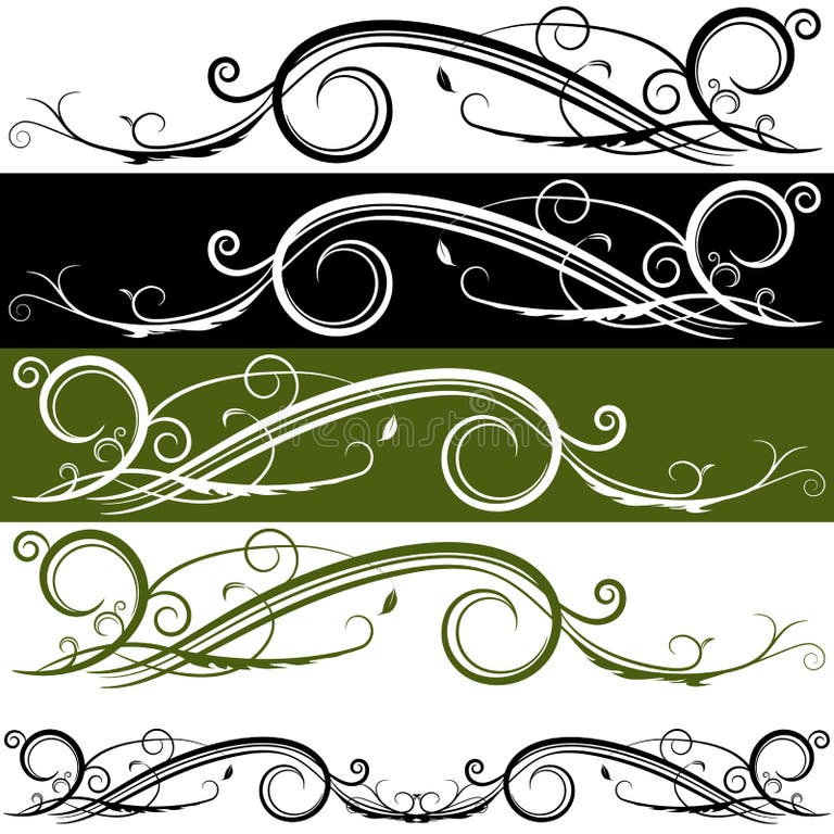 Flourish Banner stock vector. Illustration of fancy, decorative - 27166361