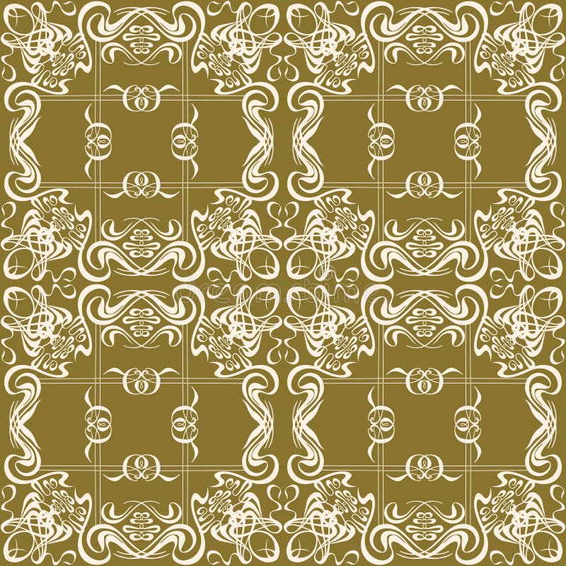 Flourish Seamless Pattern stock vector. Illustration of culture - 41152683