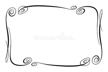 Rectangular Flourish Vector Frame Stock Illustrations – 1,013 ...