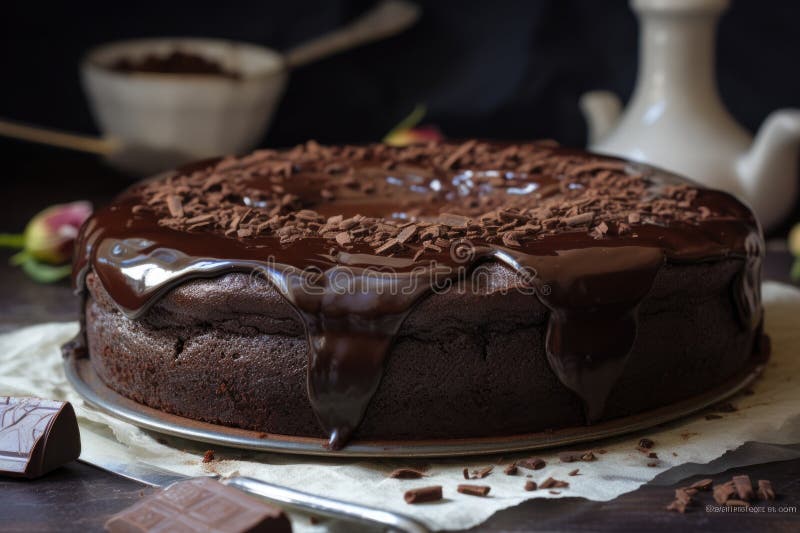 Flourless Chocolate Cake, Oozing with Rich and Velvety Chocolate ...