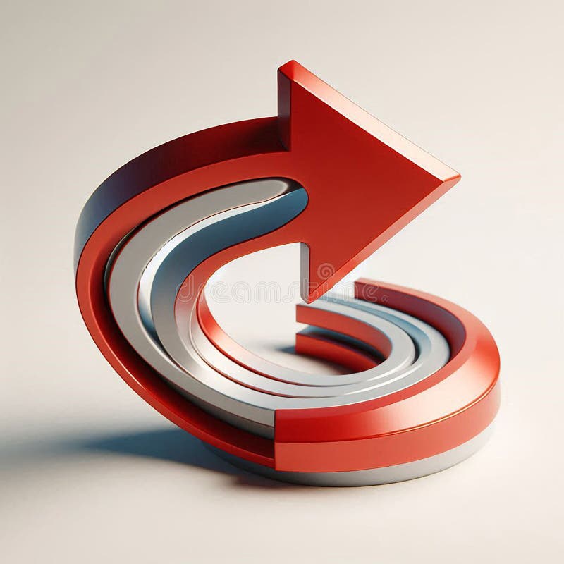 A flow arrow stock illustration. Illustration of carbonfree - 362060427