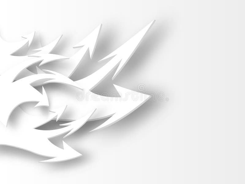 Flow of arrows. Vector stock vector. Illustration of flow - 86562617