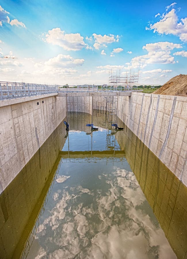 Flow boosters stock photo. Image of sludge, tank, plant - 78079408