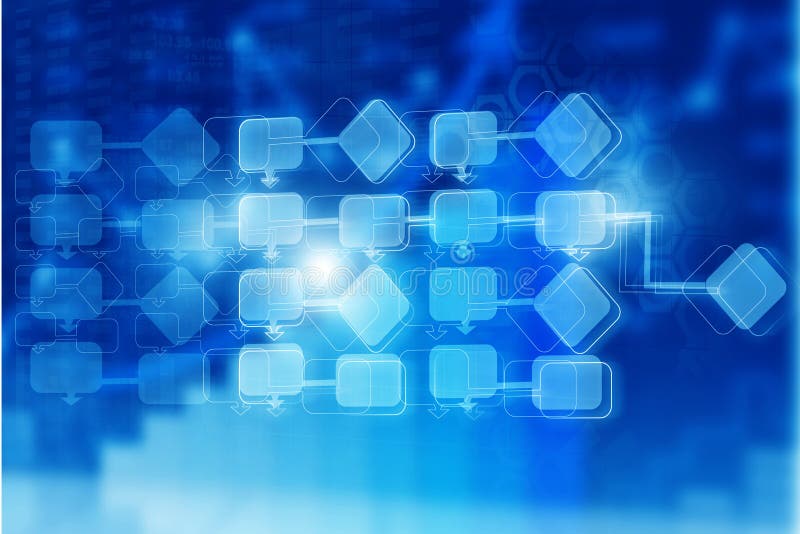 Flow chart background stock illustration. Illustration of beautiful ...