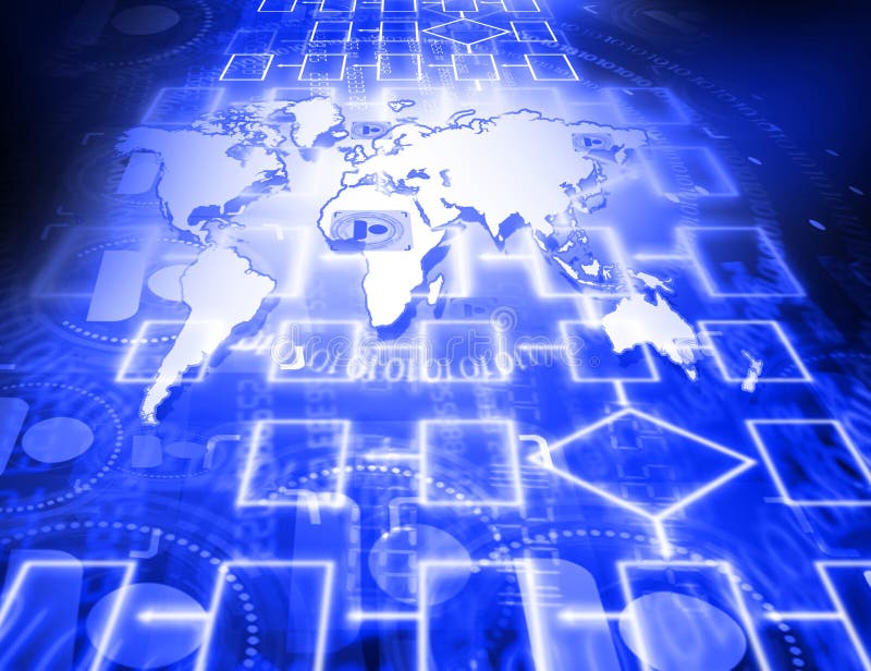 Flow chart background stock illustration. Illustration of beautiful ...