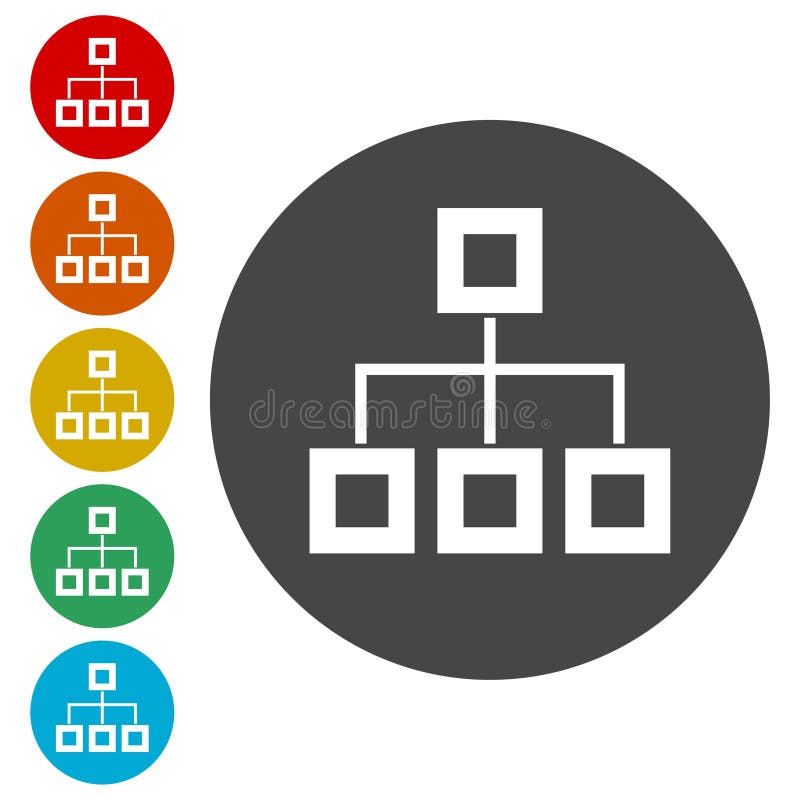 Flow chart Icon Vector stock vector. Illustration of blank - 138009599