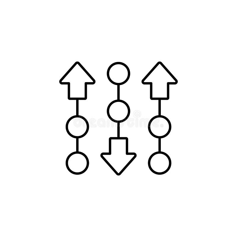 Flow Chart, Plan, Web Icon. Element of Marketing for Mobile Concept and ...