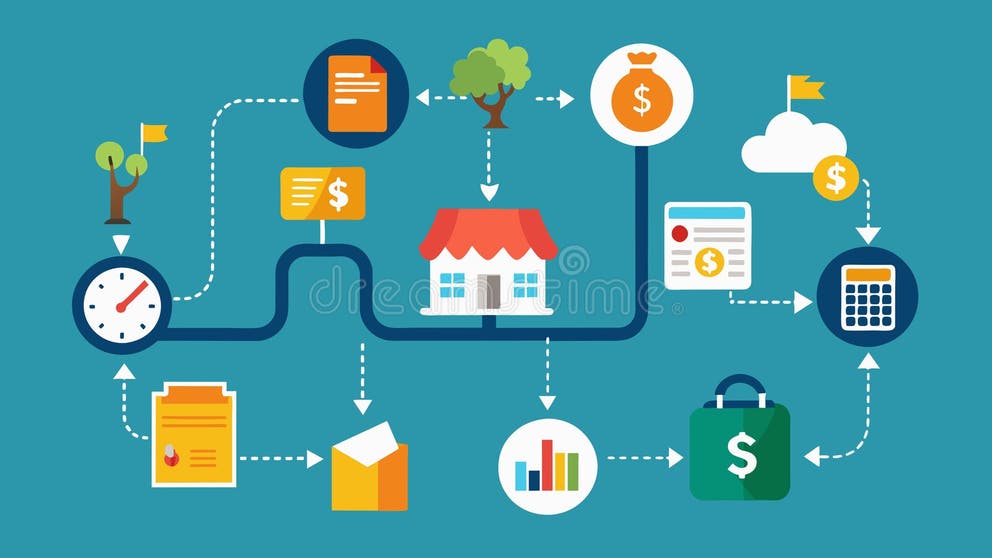 A Flow Chart Showing the Movement of Funds through Different Stages of ...