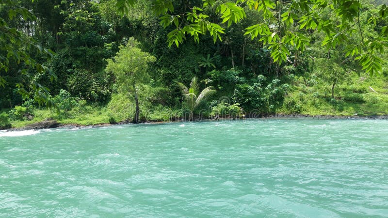 The Flow of Clear River Water and from the Dam Stock Photo - Image of ...