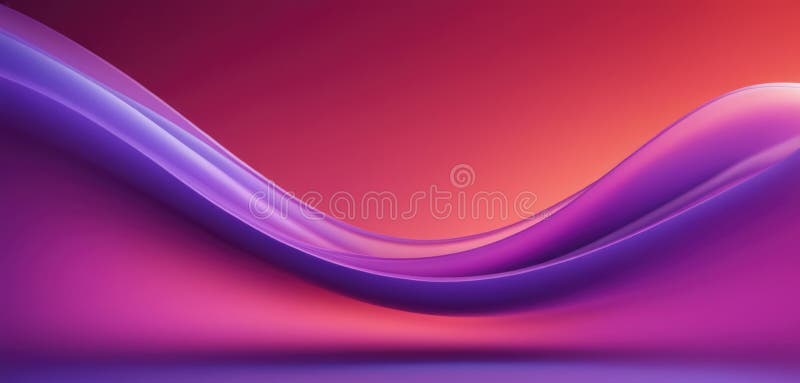 Flow Color Gradient Flow of Red and Orange. Volumetric Gradient Shapes ...