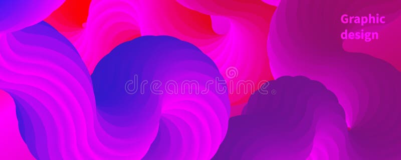 Flow 3d Abstract Digital Background for Web, Screen Stock Illustration ...