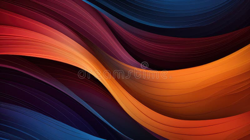 Flow Digital Flowing Patterns Stock Illustration - Illustration of ...