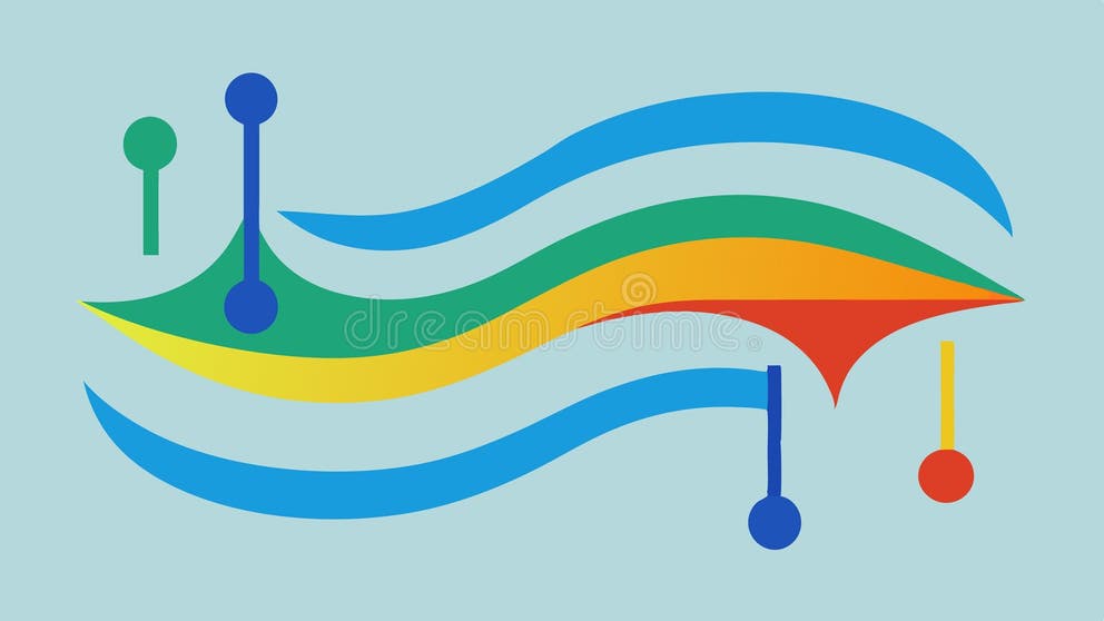 Flow Dynamics a Visual Depicting the Flow of Liquid through the ...