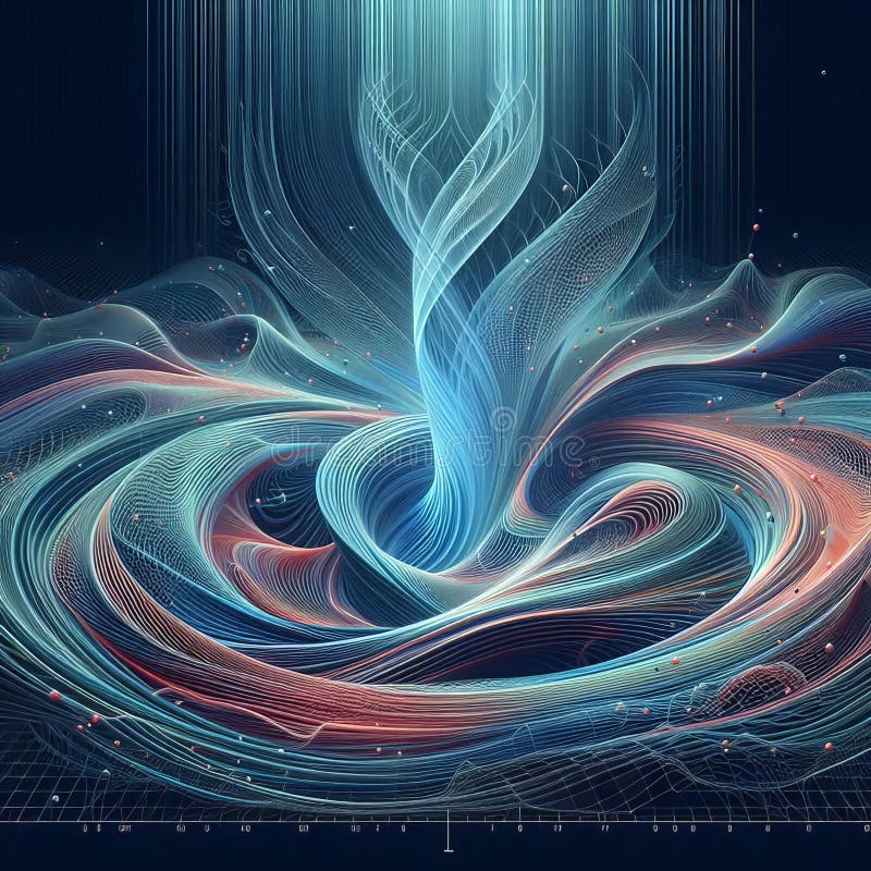 Flow Field D a D Representation of Fluid Flow Properties Strea Stock ...
